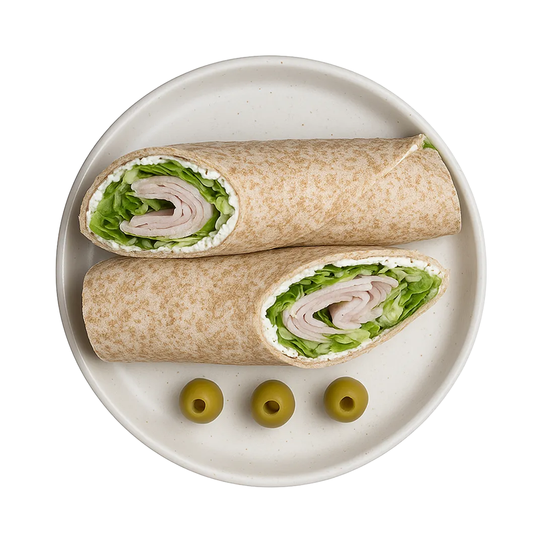 Integralna tortilja + Namaz pesto Genovese + Ella sir, dimljena ...